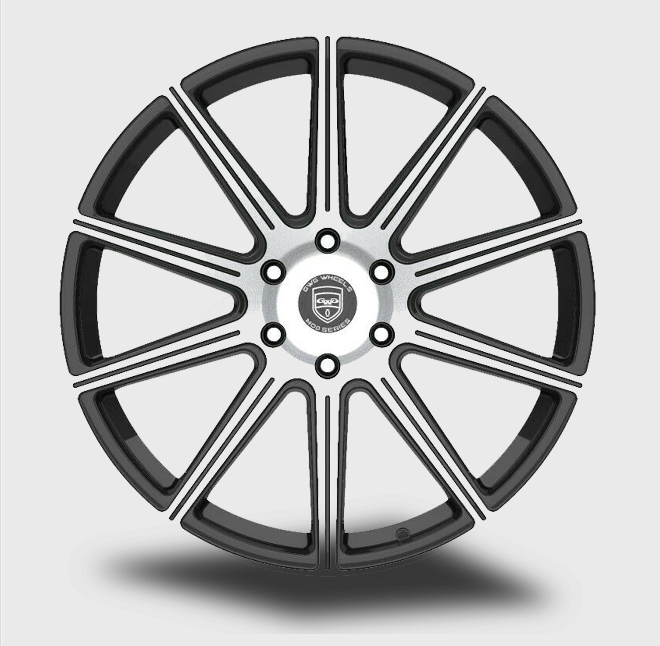G42 22×9.5 Gloss Black Machined Rim – GWG Wheels