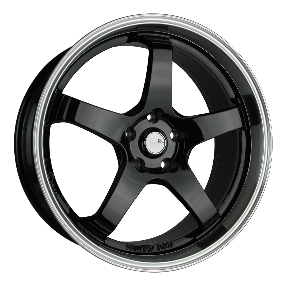 RF5 18×8 Gloss Black Machined Lip Rim – GWG Wheels