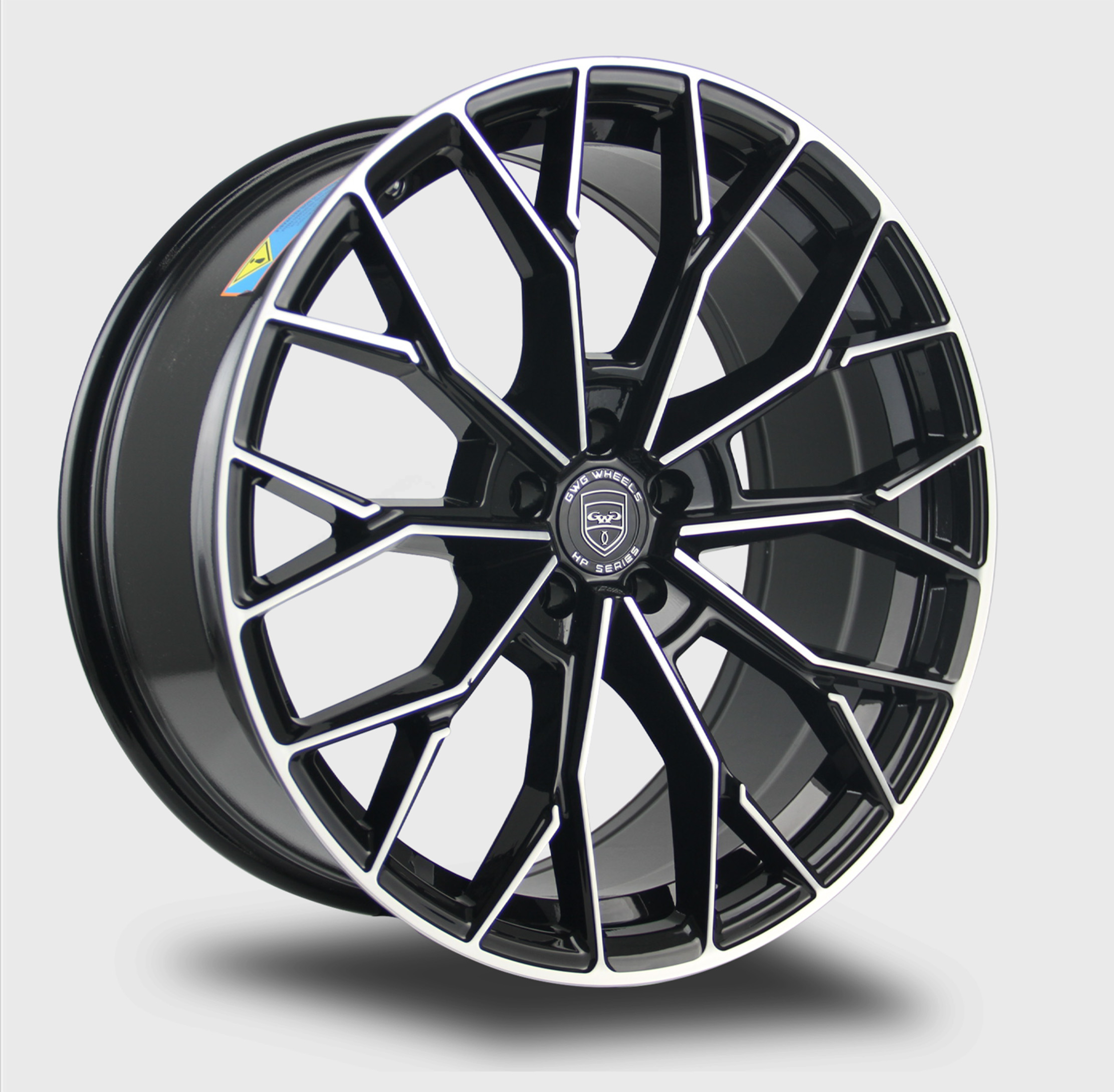 HP3 22×9 / 22×10.5 Gloss Black Brushed Face Rims – GWG Wheels
